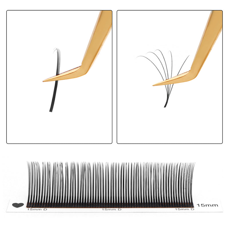 5D Flower Wispy Spikes Individual False Eyelashes – Winky Beauty Lashes